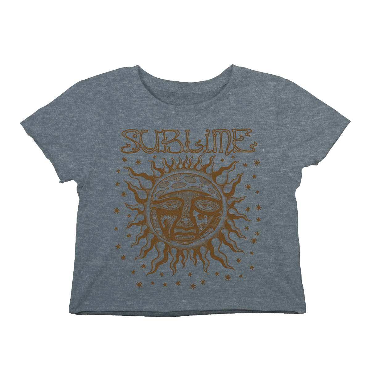 Woodcut Sun Cropped Tee – Sublime
